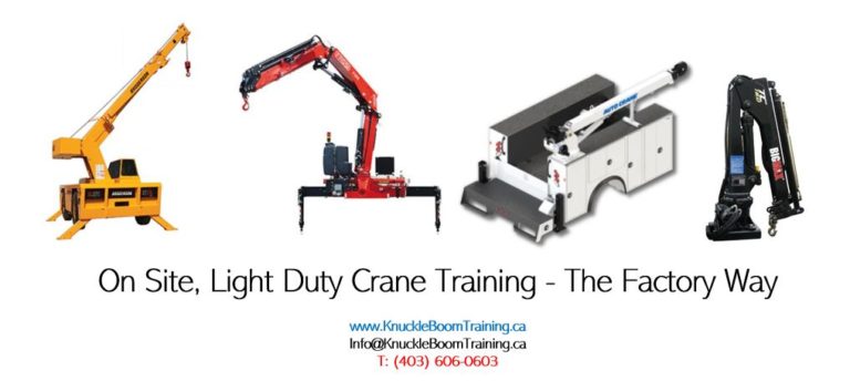 Alberta Knuckle Boom Truck Training Program - Light Duty Crane Operator ...